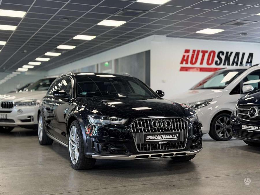 Black Audi A6 Allroad 2017 in Klaipeda, with an engine capacity of 2.97 L and mileage of 338 thousand km for 17250 €, photo 5 on AUTOMOTO.COM.LV