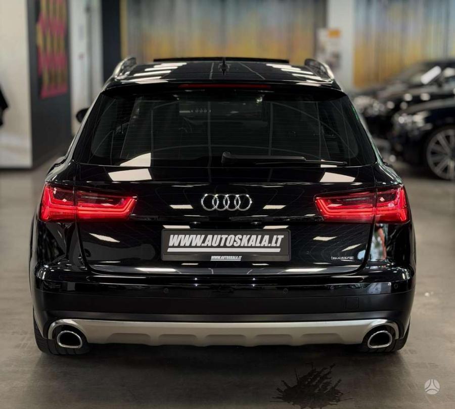 Black Audi A6 Allroad 2017 in Klaipeda, with an engine capacity of 2.97 L and mileage of 338 thousand km for 17250 €, photo 7 on AUTOMOTO.COM.LV