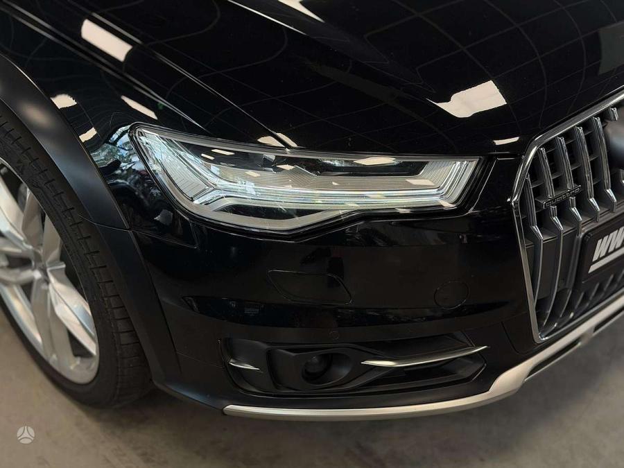 Black Audi A6 Allroad 2017 in Klaipeda, with an engine capacity of 2.97 L and mileage of 338 thousand km for 17250 €, photo 25 on AUTOMOTO.COM.LV