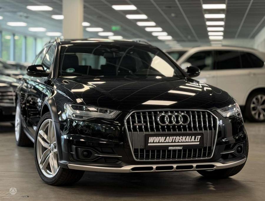 Black Audi A6 Allroad 2017 in Klaipeda, with an engine capacity of 2.97 L and mileage of 338 thousand km for 17250 €, photo 26 on AUTOMOTO.COM.LV