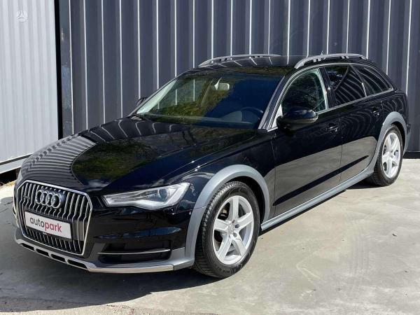 Black Audi A6 Allroad 2017 in Vilnius, with an engine capacity of 2.97 L and mileage of 278 thousand km for 13500 €, photo 1 on AUTOMOTO.COM.LV