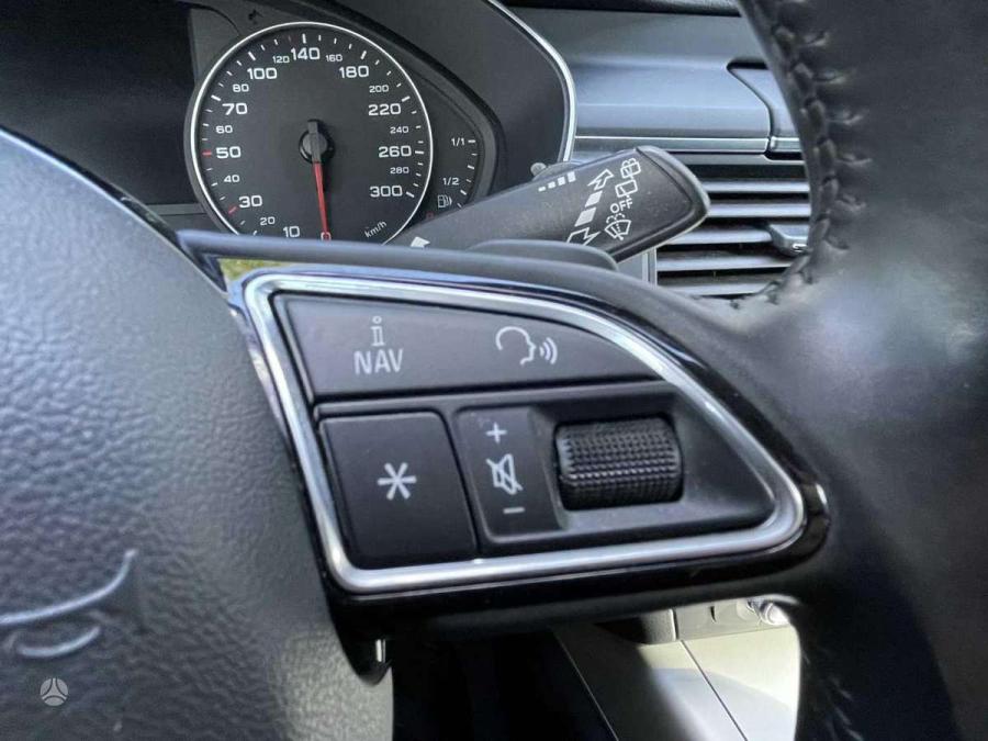 Black Audi A6 Allroad 2017 in Vilnius, with an engine capacity of 2.97 L and mileage of 278 thousand km for 13500 €, photo 15 on AUTOMOTO.COM.LV
