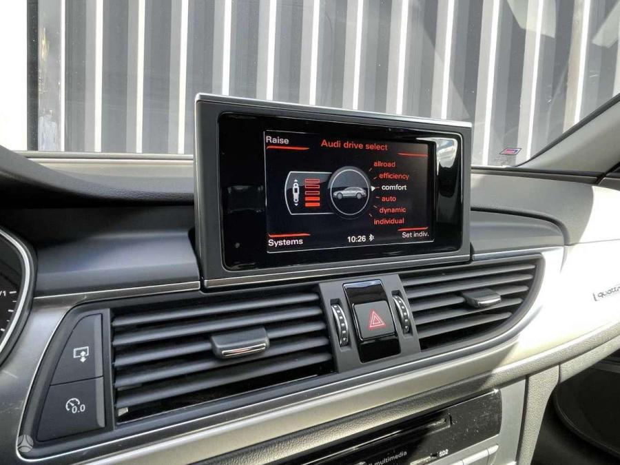 Black Audi A6 Allroad 2017 in Vilnius, with an engine capacity of 2.97 L and mileage of 278 thousand km for 13500 €, photo 19 on AUTOMOTO.COM.LV