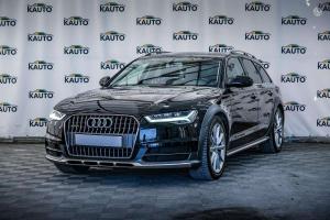 Melns Audi A6 Allroad 2017 Kauņa, ar dzinēja tilpumu 3.00 L un nobraukumu 169 tūkst. km par 15490 €, foto  vietnē AUTOMOTO.COM.LV