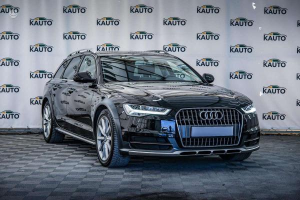 Black Audi A6 Allroad 2017 in Kaunas, with an engine capacity of 3.00 L and mileage of 169 thousand km for 15490 €, photo 3 on AUTOMOTO.COM.LV
