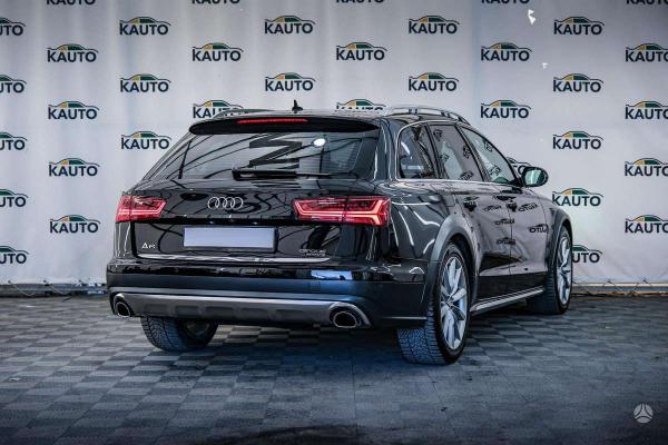 Black Audi A6 Allroad 2017 in Kaunas, with an engine capacity of 3.00 L and mileage of 169 thousand km for 15490 €, photo 4 on AUTOMOTO.COM.LV