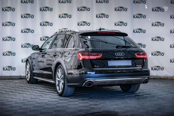 Black Audi A6 Allroad 2017 in Kaunas, with an engine capacity of 3.00 L and mileage of 169 thousand km for 15490 €, photo 5 on AUTOMOTO.COM.LV