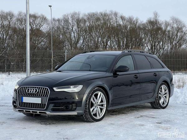 Black Audi A6 Allroad 2018 in Taurage, with an engine capacity of 3.00 L and mileage of 302 thousand km for 18999 €, photo 1 on AUTOMOTO.COM.LV