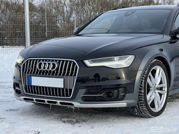 Black Audi A6 Allroad 2018 in Taurage, with an engine capacity of 3.00 L and mileage of 302 thousand km for 18999 €, photo 2 on AUTOMOTO.COM.LV