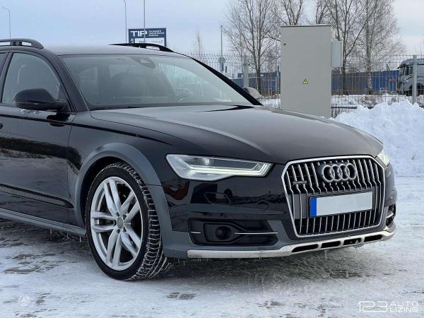 Black Audi A6 Allroad 2018 in Taurage, with an engine capacity of 3.00 L and mileage of 302 thousand km for 18999 €, photo 5 on AUTOMOTO.COM.LV