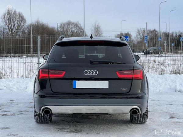 Black Audi A6 Allroad 2018 in Taurage, with an engine capacity of 3.00 L and mileage of 302 thousand km for 18999 €, photo 8 on AUTOMOTO.COM.LV