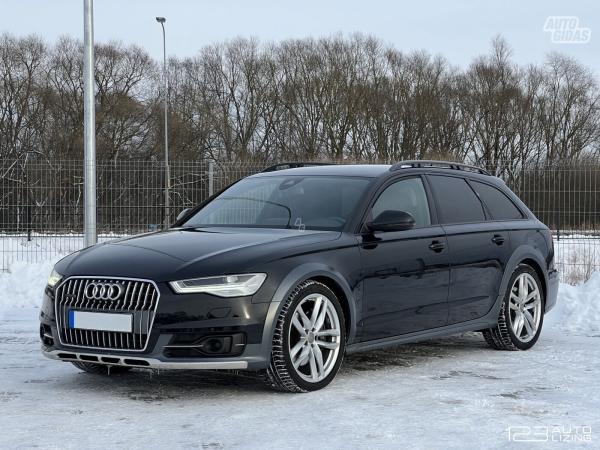 Black Audi A6 Allroad 2018 in Taurage, with an engine capacity of 3.00 L and mileage of 302 thousand km for 18999 €, photo 1 on AUTOMOTO.COM.LV