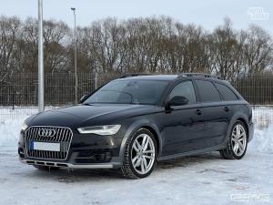 Melns Audi A6 Allroad 2018 Tauragė, ar dzinēja tilpumu 3.00 L un nobraukumu 302 tūkst. km par 18999 €, foto  vietnē AUTOMOTO.COM.LV