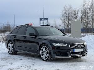 Black Audi A6 Allroad 2018 in Taurage, with an engine capacity of 3.00 L and mileage of 302 thousand km for 18999 €, photo 4 on AUTOMOTO.COM.LV