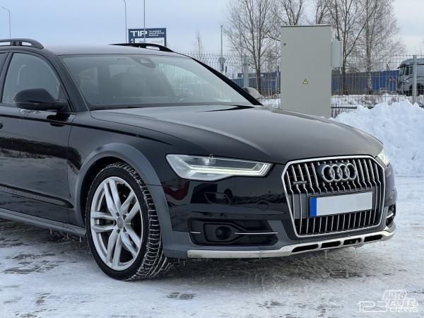 Black Audi A6 Allroad 2018 in Taurage, with an engine capacity of 3.00 L and mileage of 302 thousand km for 18999 €, photo 5 on AUTOMOTO.COM.LV