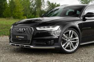 Black Audi A6 Allroad 2018 in Vilnius, with an engine capacity of 2.97 L and mileage of 186 thousand km for 18950 €, photo 3 on AUTOMOTO.COM.LV