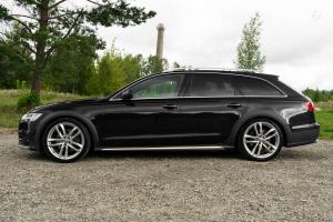 Black Audi A6 Allroad 2018 in Vilnius, with an engine capacity of 2.97 L and mileage of 186 thousand km for 18950 €, photo 4 on AUTOMOTO.COM.LV