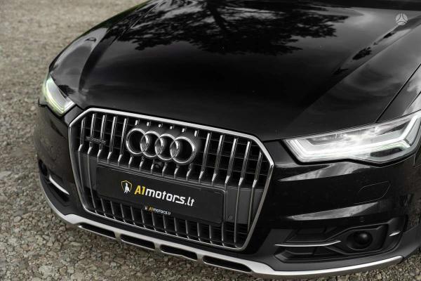 Black Audi A6 Allroad 2018 in Vilnius, with an engine capacity of 2.97 L and mileage of 186 thousand km for 18950 €, photo 4 on AUTOMOTO.COM.LV