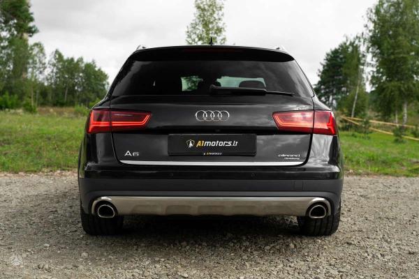Black Audi A6 Allroad 2018 in Vilnius, with an engine capacity of 2.97 L and mileage of 186 thousand km for 18950 €, photo 10 on AUTOMOTO.COM.LV