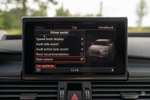 Black Audi A6 Allroad 2018 in Vilnius, with an engine capacity of 2.97 L and mileage of 186 thousand km for 18950 €, photo 32 on AUTOMOTO.COM.LV