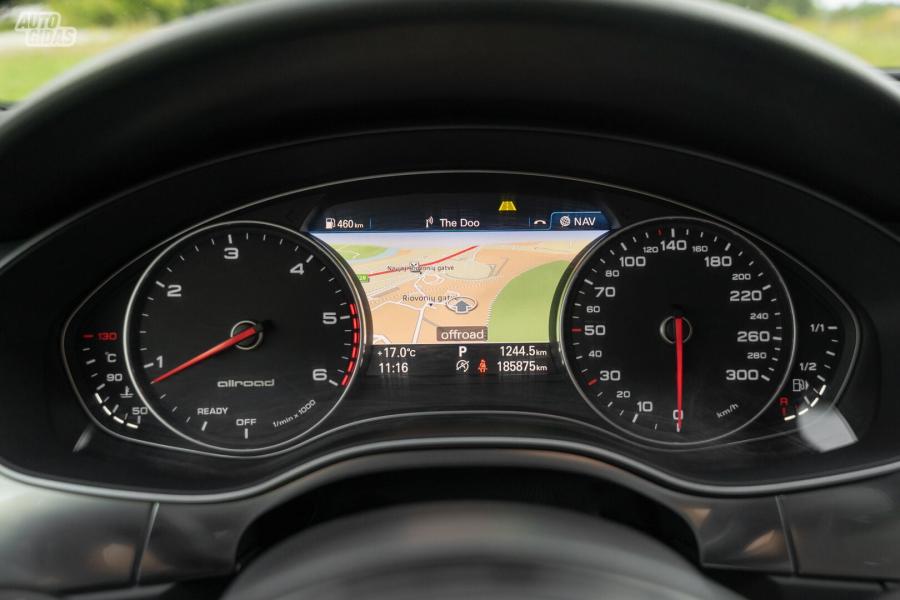 Melns Audi A6 Allroad 2018 Viļņa, ar dzinēja tilpumu 3.00 L un nobraukumu 186 tūkst. km par 18950 €, foto 24 vietnē AUTOMOTO.COM.LV