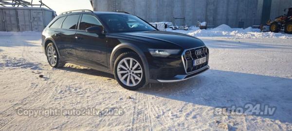 Black Audi A6 Allroad 2019 in Tallinn, with an engine capacity of 3.00 L and mileage of 221 thousand km for 29900 €, photo 1 on AUTOMOTO.COM.LV
