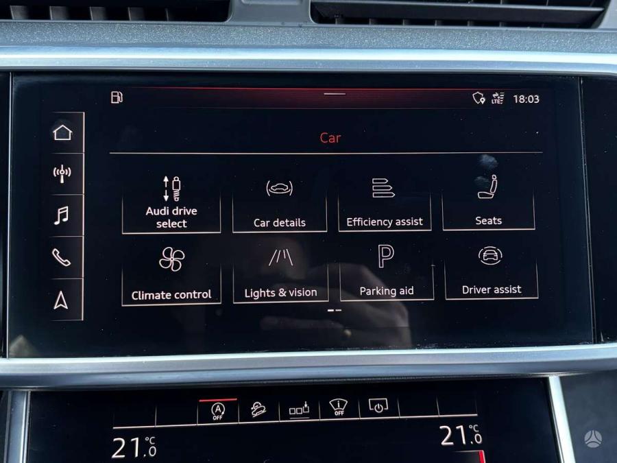 Melns Audi A6 Allroad 2019 Utena, ar dzinēja tilpumu 3.00 L un nobraukumu 200 tūkst. km par 28000 €, foto 21 vietnē AUTOMOTO.COM.LV