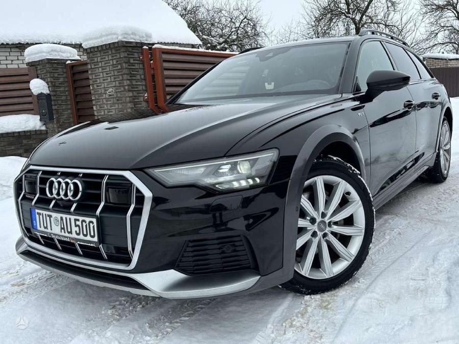 Black Audi A6 Allroad 2020 in Vilnius, with an engine capacity of 2.97 L and mileage of 254 thousand km for 26350 €, photo 2 on AUTOMOTO.COM.LV