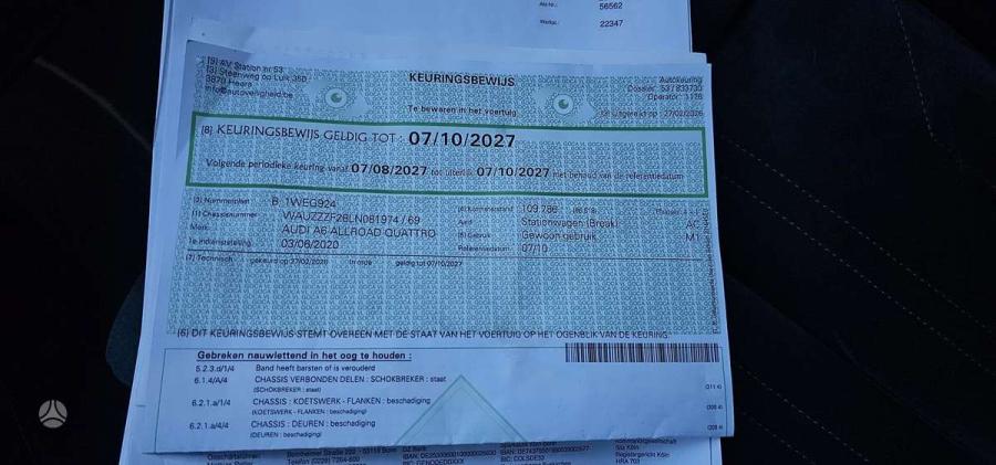 Черный Ауди А6 Олроуд 2020 в Клайпеда, объемом двигателя 2.97 л и пробегом 112 тыс. км за 33400 €, фото 36 на AUTOMOTO.COM.LV