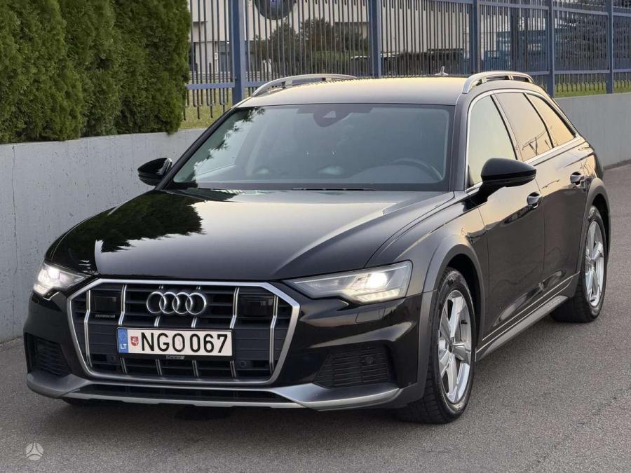 Black Audi A6 Allroad 2021 in Vilnius, with an engine capacity of 2.97 L and mileage of 189 thousand km for 29500 €, photo 1 on AUTOMOTO.COM.LV