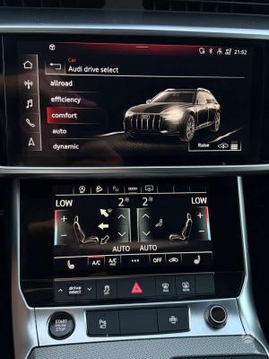 Black Audi A6 Allroad 2021 in Vilnius, with an engine capacity of 2.97 L and mileage of 189 thousand km for 29500 €, photo 19 on AUTOMOTO.COM.LV