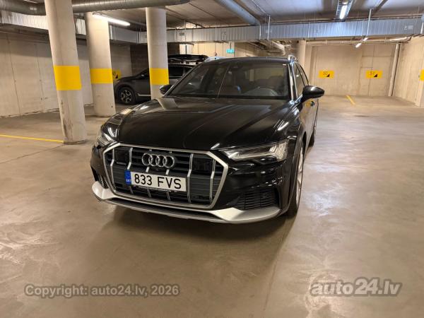Black Audi A6 Allroad 2022 in Tallinn, with an engine capacity of 3.00 L and mileage of 0 thousand km for 47000 €, photo 1 on AUTOMOTO.COM.LV