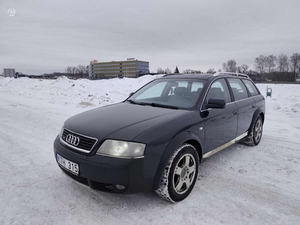 Zils Audi A6 Allroad 2003 Viļņa, ar dzinēja tilpumu 2.50 L un nobraukumu 309 tūkst. km par 1950 €, foto 1 vietnē AUTOMOTO.COM.LV