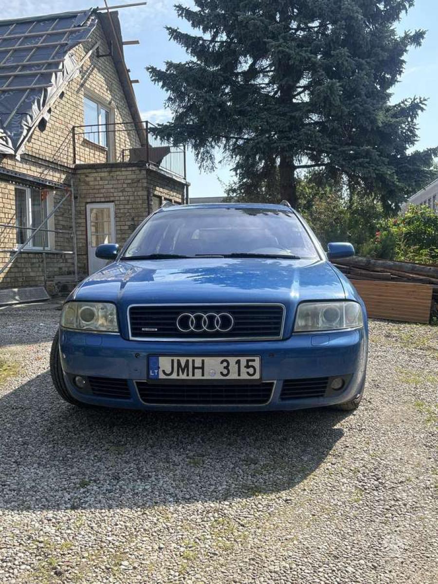 Blue Audi A6 Allroad 2004 in Panevezys, with an engine capacity of 2.50 L and mileage of 384 thousand km for 700 €, photo 1 on AUTOMOTO.COM.LV