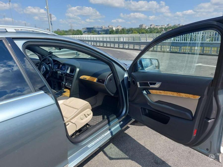Blue Audi A6 Allroad 2006 in Vilnius, with an engine capacity of 2.70 L and mileage of 333 thousand km for 4000 €, photo 10 on AUTOMOTO.COM.LV