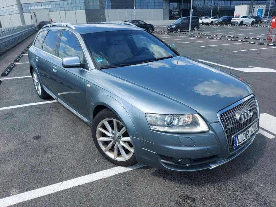 Blue Audi A6 Allroad 2006 in Vilnius, with an engine capacity of 2.70 L and mileage of 333 thousand km for 4000 €, photo 18 on AUTOMOTO.COM.LV
