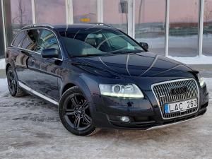 Zils Audi A6 Allroad 2007 Viļņa, ar dzinēja tilpumu 2.97 L un nobraukumu 298 tūkst. km par 4000 €, foto  vietnē AUTOMOTO.COM.LV
