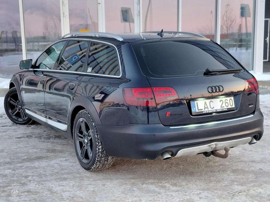 Zils Audi A6 Allroad 2007 Viļņa, ar dzinēja tilpumu 2.97 L un nobraukumu 298 tūkst. km par 4000 €, foto 4 vietnē AUTOMOTO.COM.LV
