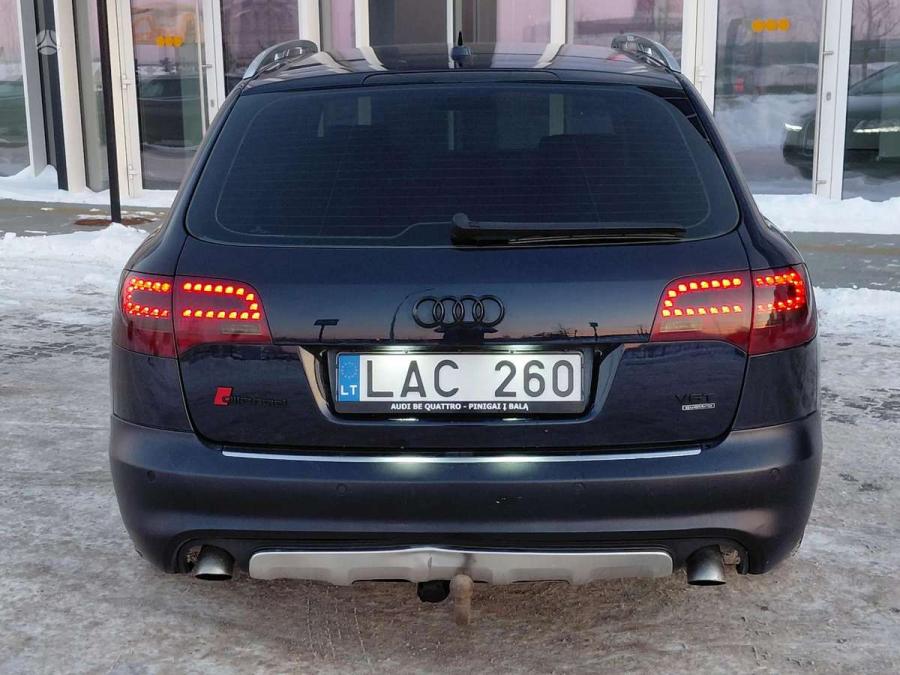Zils Audi A6 Allroad 2007 Viļņa, ar dzinēja tilpumu 2.97 L un nobraukumu 298 tūkst. km par 4000 €, foto 5 vietnē AUTOMOTO.COM.LV