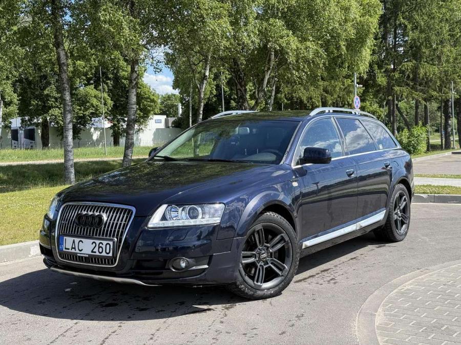 Zils Audi A6 Allroad 2007 Viļņa, ar dzinēja tilpumu 2.97 L un nobraukumu 301 tūkst. km par 3200 €, foto 1 vietnē AUTOMOTO.COM.LV