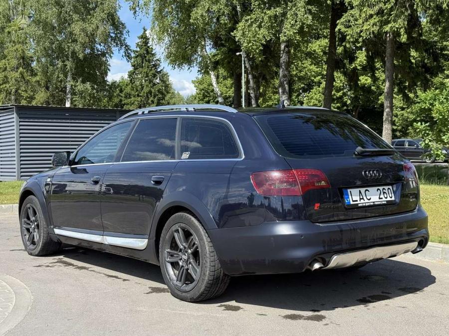 Zils Audi A6 Allroad 2007 Viļņa, ar dzinēja tilpumu 2.97 L un nobraukumu 301 tūkst. km par 3200 €, foto 9 vietnē AUTOMOTO.COM.LV