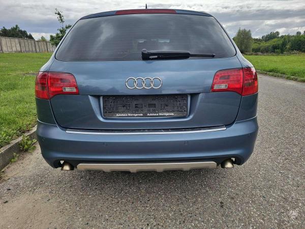Blue Audi A6 Allroad 2007 in Kedainiai, with an engine capacity of 2.97 L and mileage of 279 thousand km for 3950 €, photo 6 on AUTOMOTO.COM.LV