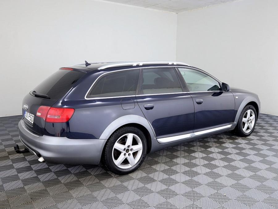 Blue Audi A6 Allroad 2007 in Tallinn, with an engine capacity of 3.00 L and mileage of 299 thousand km for 2099 €, photo 12 on AUTOMOTO.COM.LV