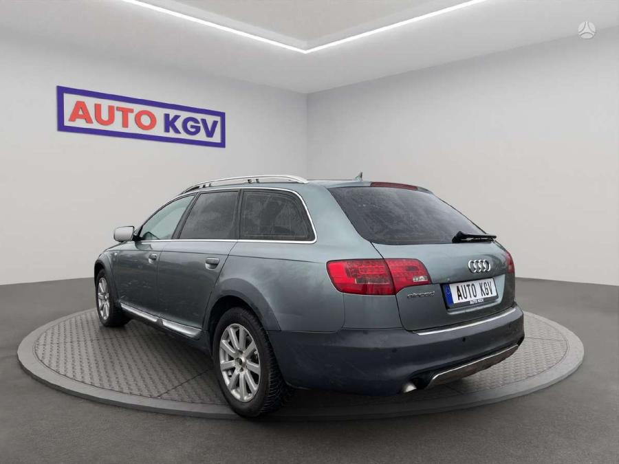 Blue Audi A6 Allroad 2008 in Vilnius, with an engine capacity of 3.00 L and mileage of 371 thousand km for 3999 €, photo 3 on AUTOMOTO.COM.LV