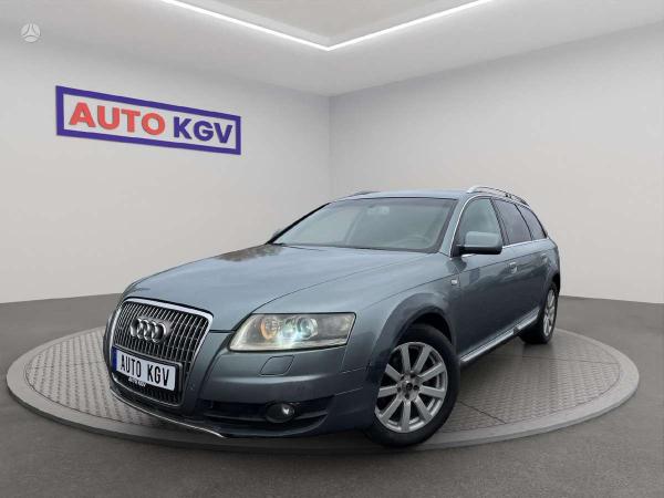 Blue Audi A6 Allroad 2008 in Vilnius, with an engine capacity of 3.00 L and mileage of 371 thousand km for 3999 €, photo 1 on AUTOMOTO.COM.LV