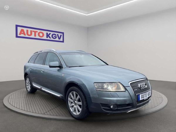 Blue Audi A6 Allroad 2008 in Vilnius, with an engine capacity of 3.00 L and mileage of 371 thousand km for 3999 €, photo 6 on AUTOMOTO.COM.LV