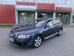 Zils Audi A6 Allroad 2008 Šauļi, ar dzinēja tilpumu 2.97 L un nobraukumu 300 tūkst. km par 3350 €, foto  vietnē AUTOMOTO.COM.LV