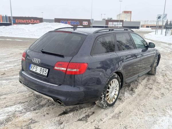 Blue Audi A6 Allroad 2009 in Utena, with an engine capacity of 3.00 L and mileage of 407 thousand km for 5200 €, photo 4 on AUTOMOTO.COM.LV