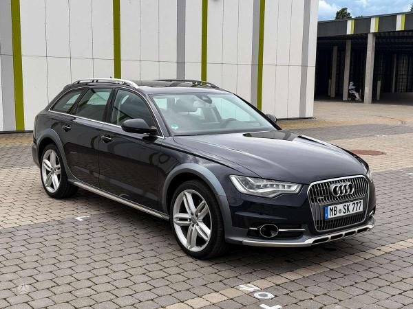 Blue Audi A6 Allroad 2014 in Raseiniai, with an engine capacity of 2.97 L and mileage of 277 thousand km for 13000 €, photo 4 on AUTOMOTO.COM.LV