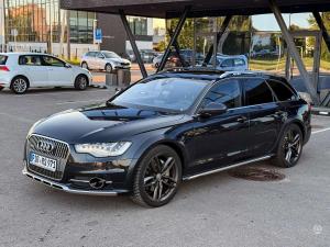 Blue Audi A6 Allroad 2014 in Raseiniai, with an engine capacity of 2.97 L and mileage of 257 thousand km for 15900 €, photo 3 on AUTOMOTO.COM.LV